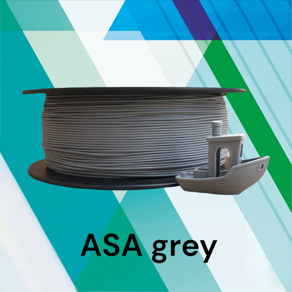 REGSHARE - Filament ASA gray 1 Kg :: MICROWARE (tm), s.r.o.