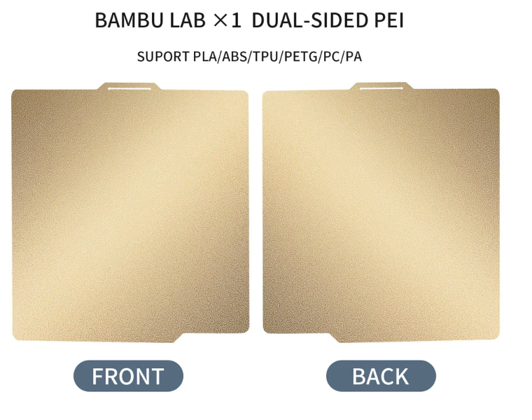 For BAMBU LAB X1/P1P Flexible Spring Steel Sheet Build Plate For Bambu ...