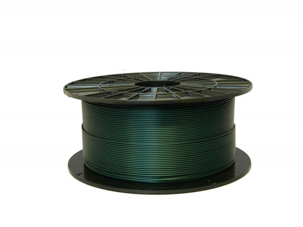 FILAMENT-PM, PLA printing string green metallic 1.75 mm 1 kg ...